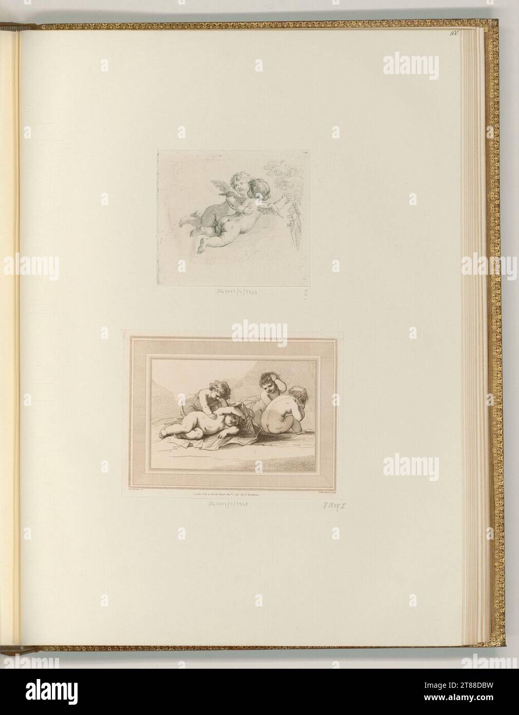 Francesco Bartolozzi (Engraver) Putti. Pointier manner; etching 1748-1815; 1787 Stock Photo - Alamy