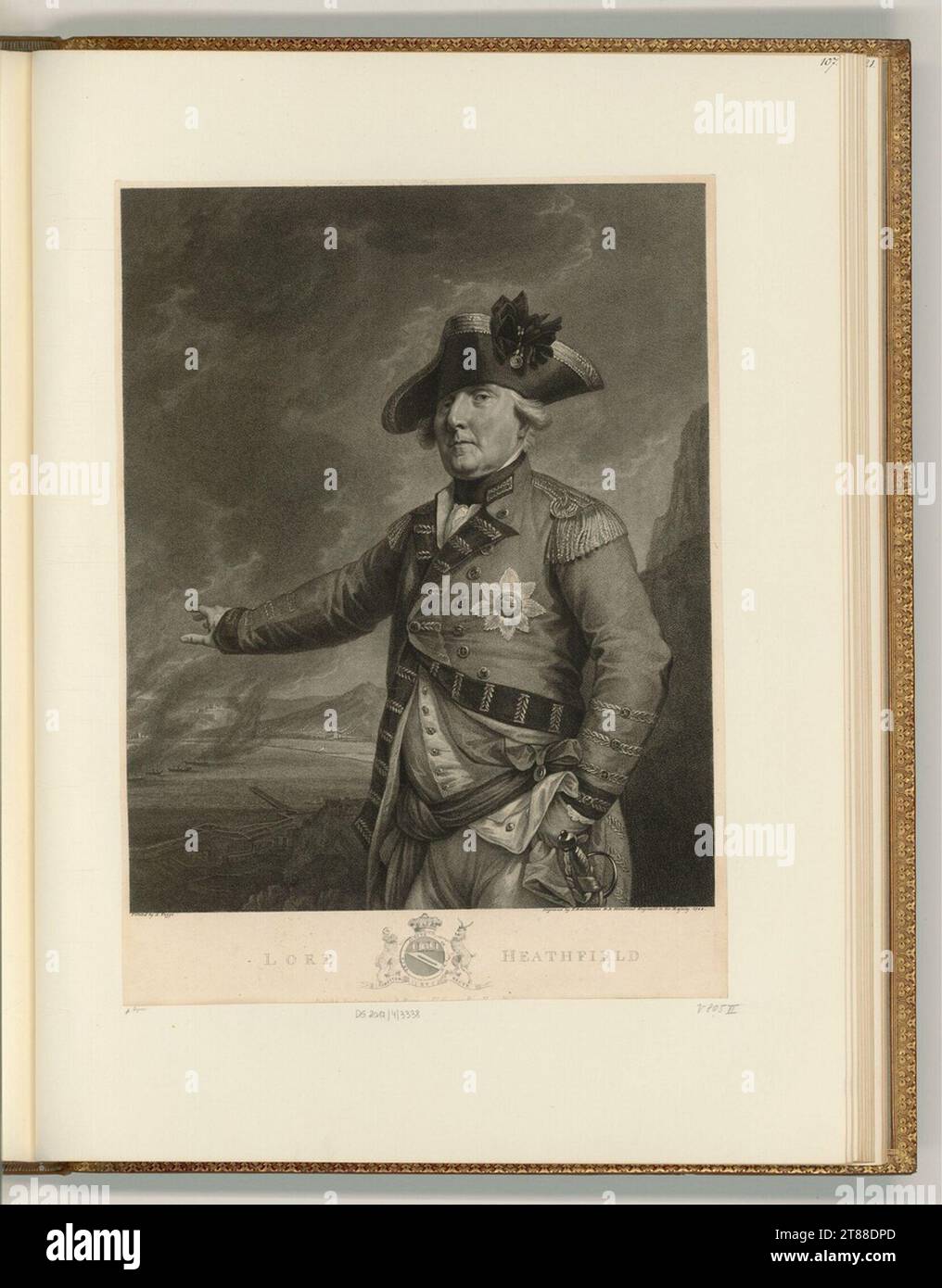 Francesco Bartolozzi (Engraver) George Augustus Elliot, Lord Heathfield ...