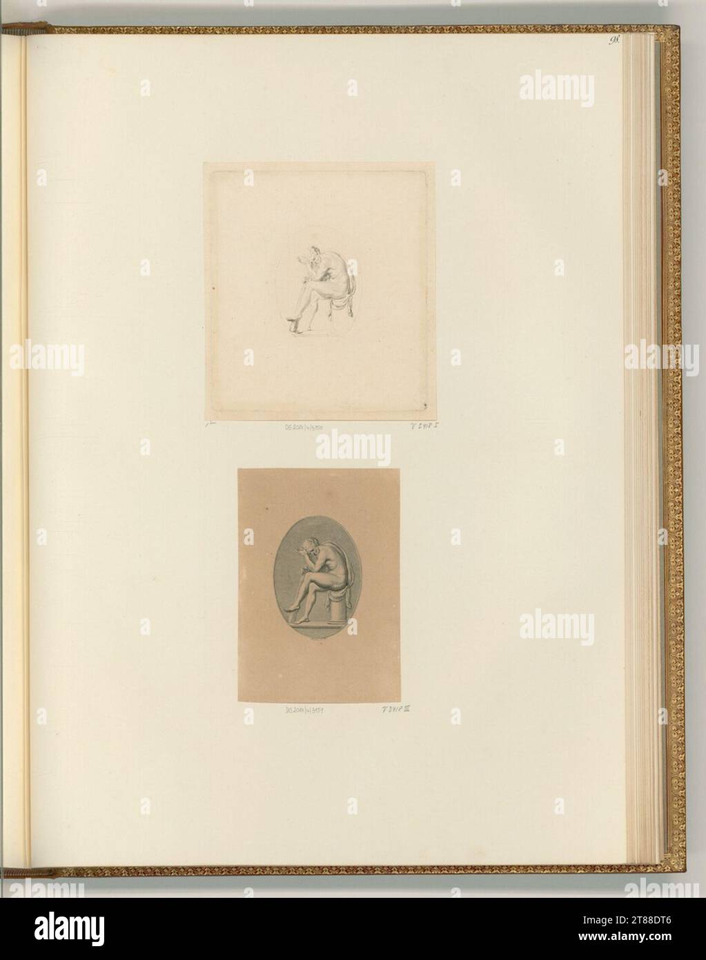 Francesco Bartolozzi (Engraver) Hercules. etching 1781 , 1781 Stock ...