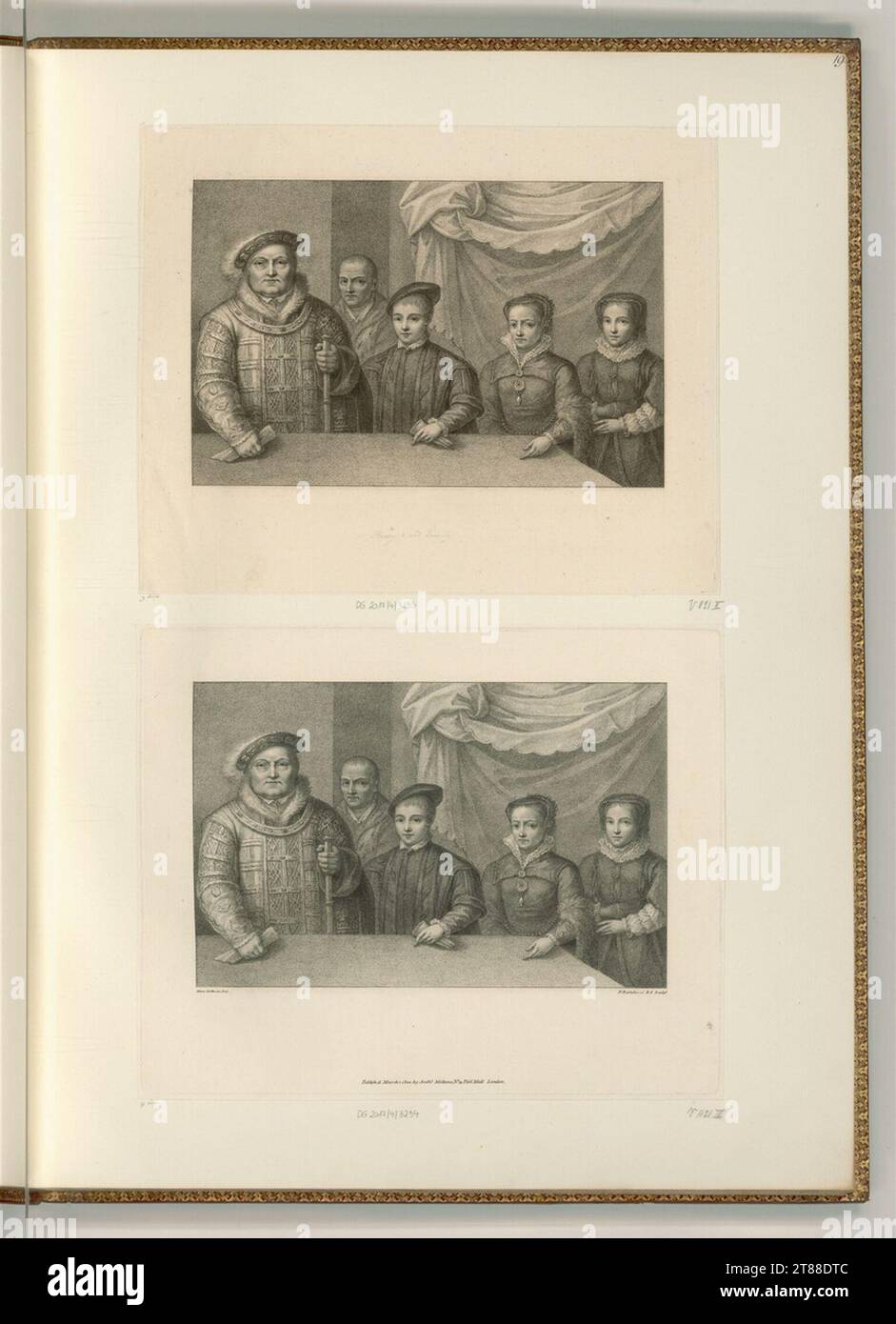 Francesco Bartolozzi (Engraver) Henry VIII and his family. Dotier ...