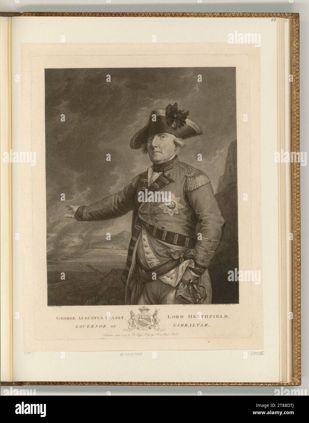 Francesco Bartolozzi (Engraver) George Augustus Elliot, Lord Heathfield ...