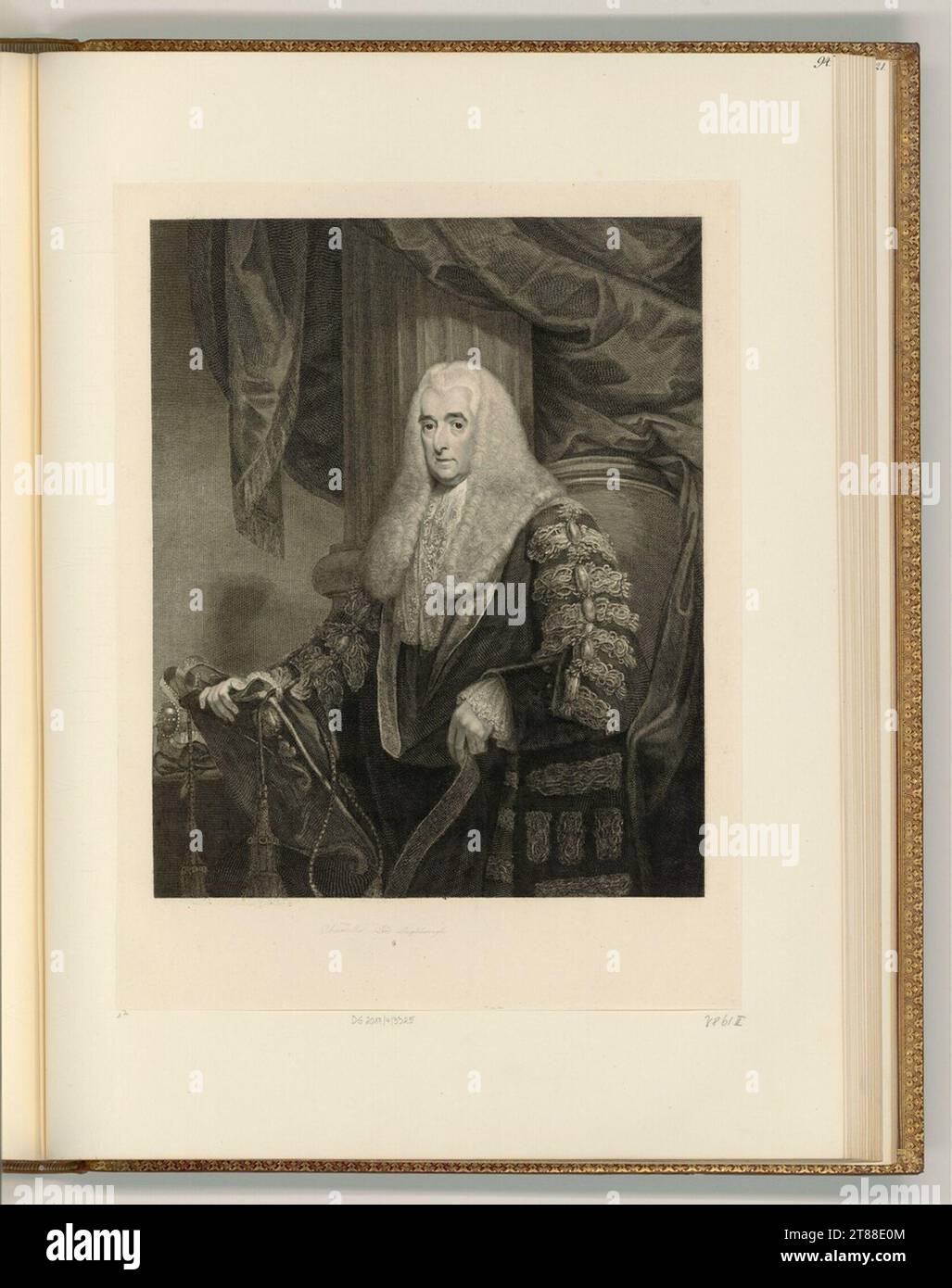 Francesco Bartolozzi (Engraver) Alexander, Lord Loughborough. Copper ...