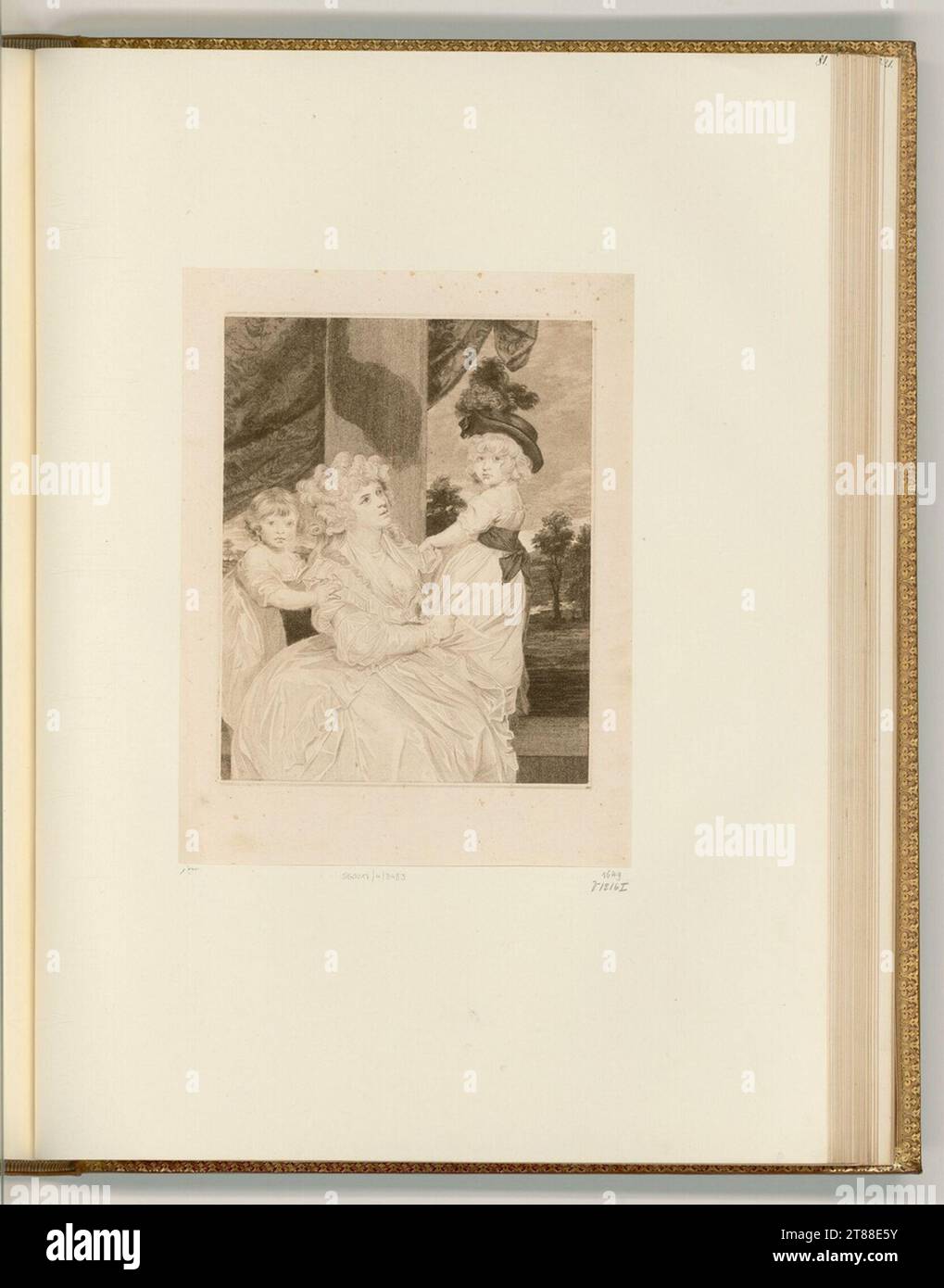 Francesco Bartolozzi (Engraver) Jane, Countess of Harrington, Lord ...