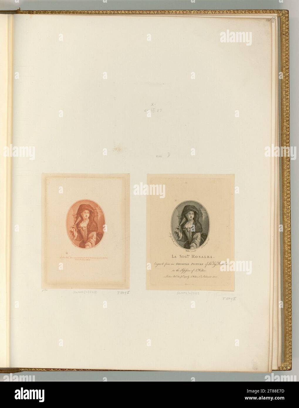 Francesco Bartolozzi (Engraver) Rosalba career. Dotier manner, etching ...