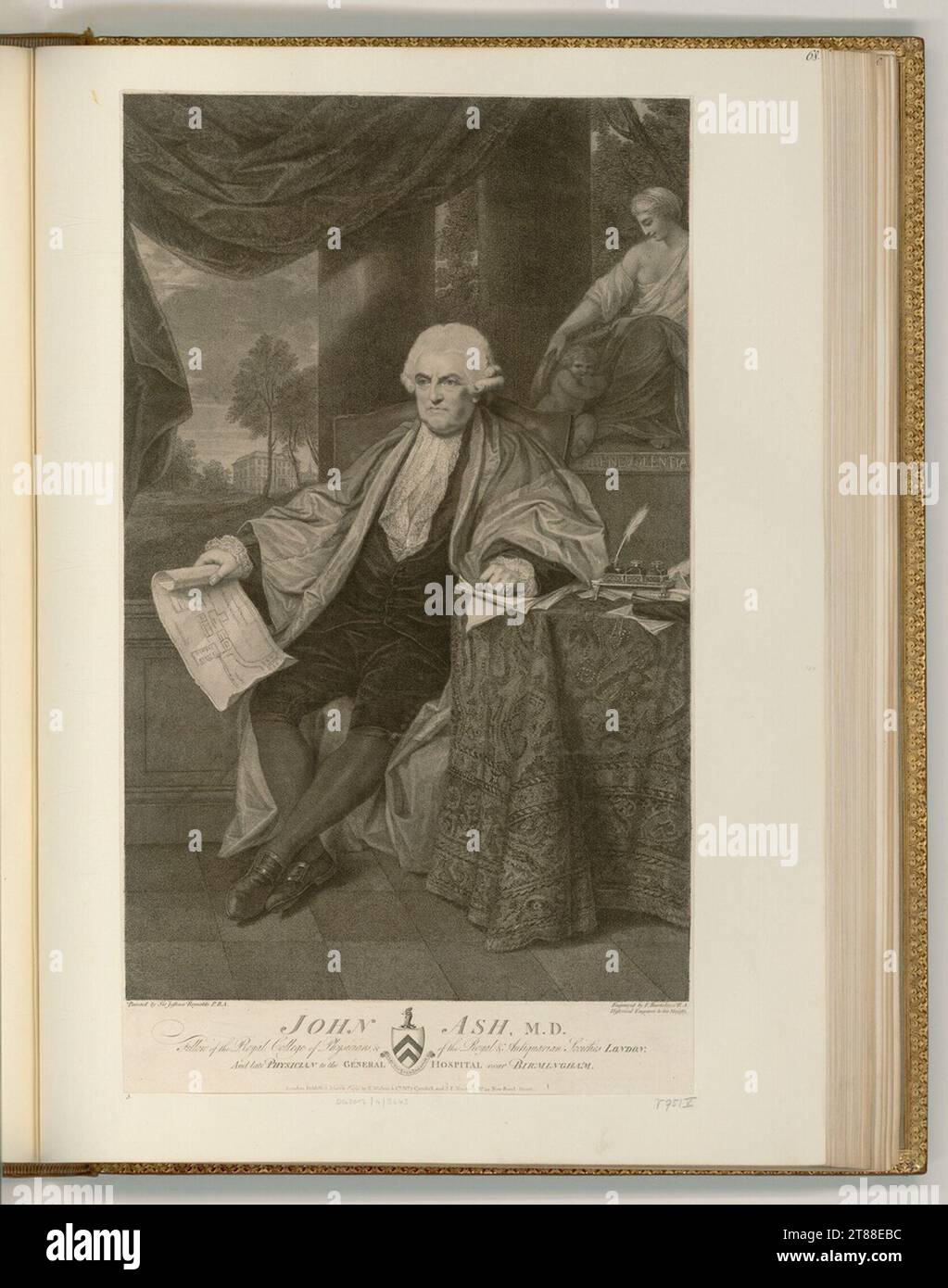 Francesco Bartolozzi (Engraver) John Ash. Dotier manner, etching 1791 ...