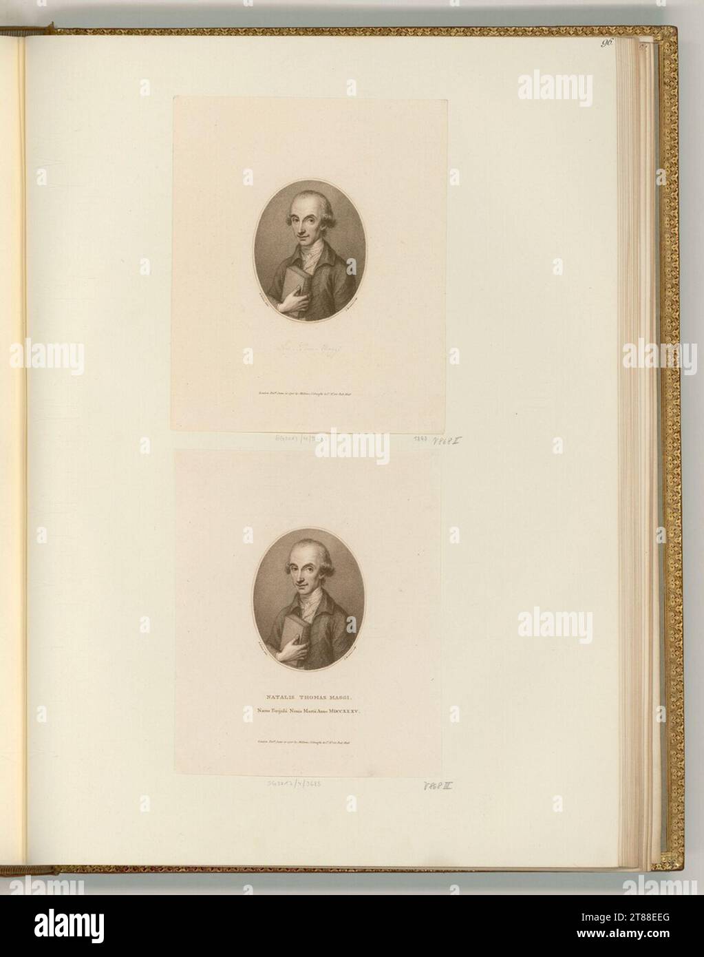 Francesco Bartolozzi (Engraver) Birthday Thomas Maggi. Dotier manner ...