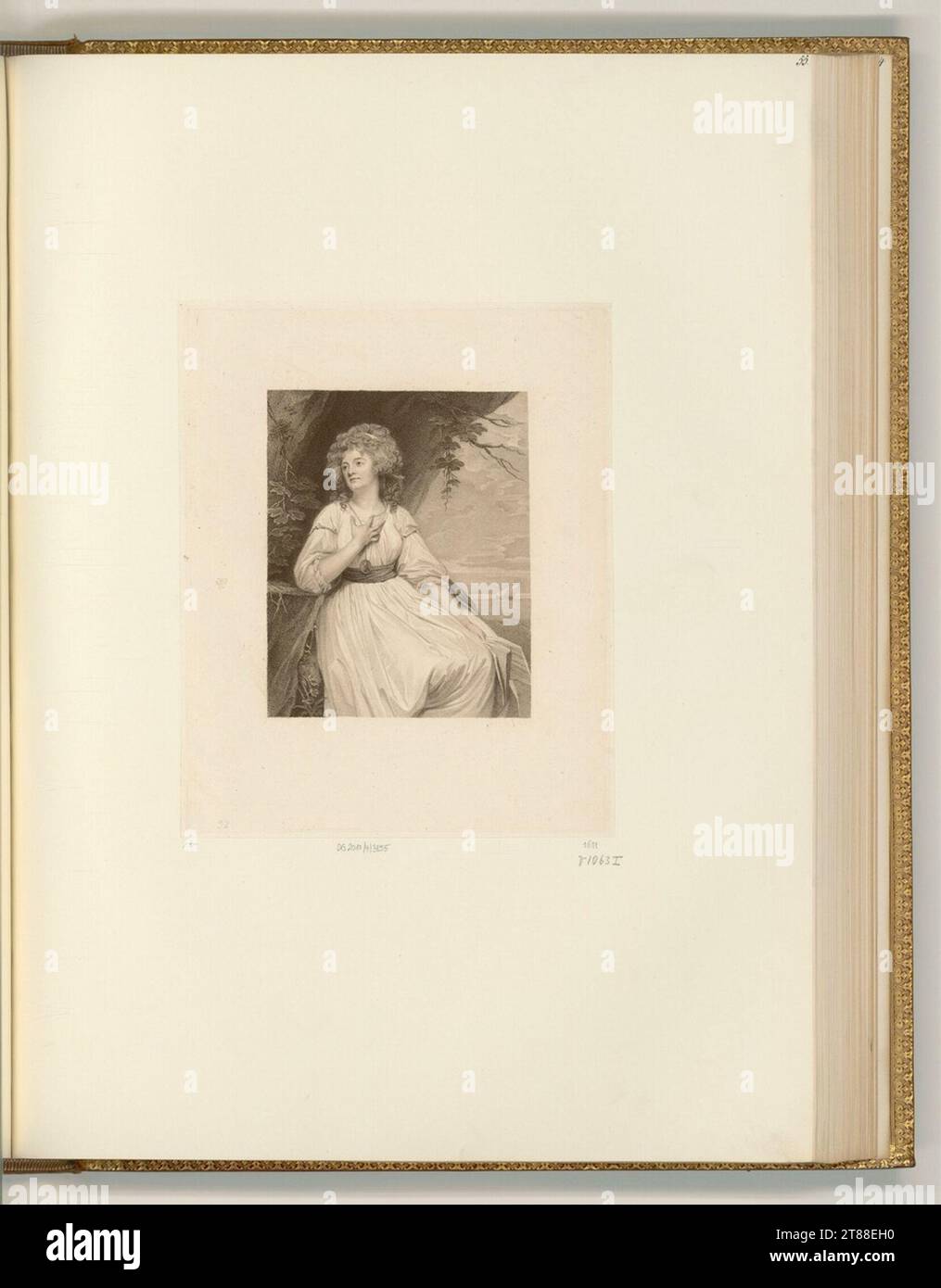 Francesco Bartolozzi (Engraver) Portrait Anna Maria Crouch. Dotier ...