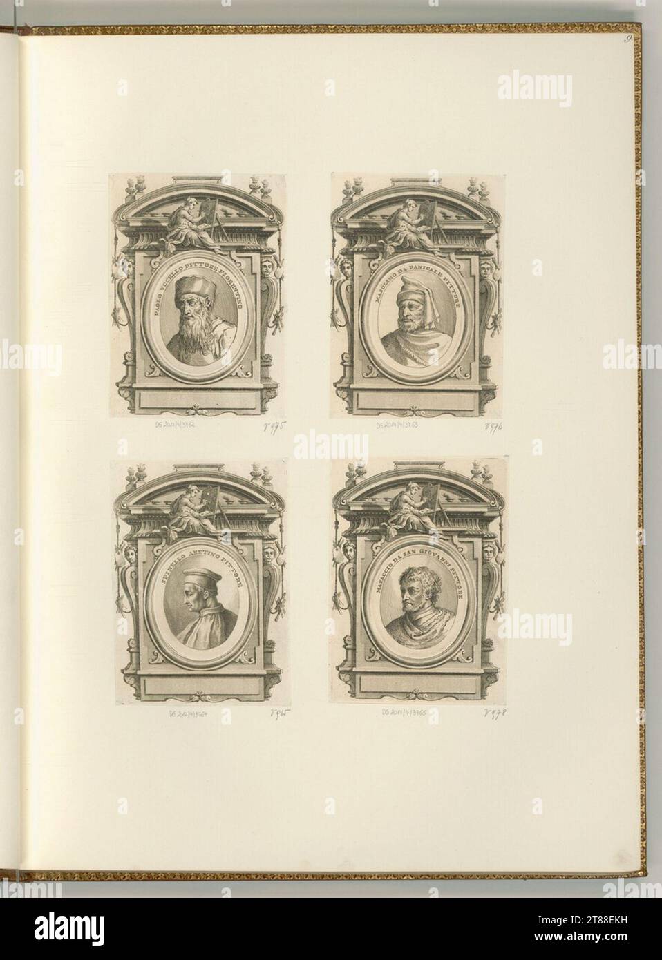 Francesco Bartolozzi (Engraver) Artist portraits (book illustration ...