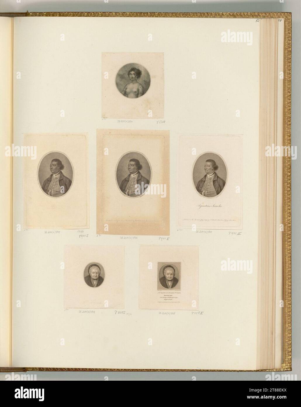 Francesco Bartolozzi (Engraver) Portraits Ignatius Sancho; Women's ...