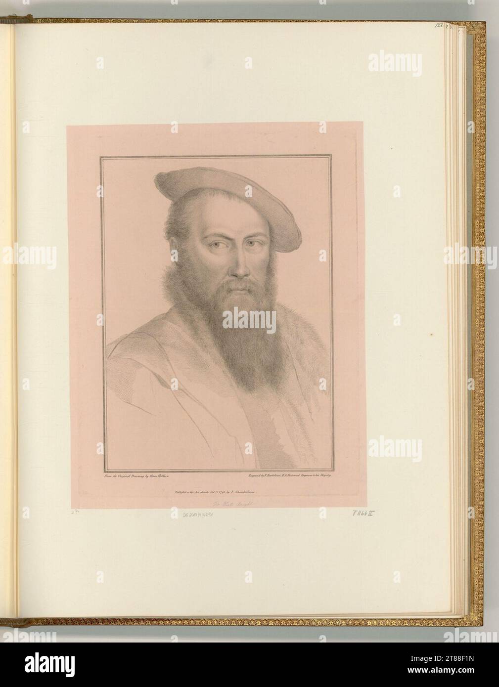 Francesco Bartolozzi (Engraver) Portrait Sir Thomas Wyatt. Dotier ...