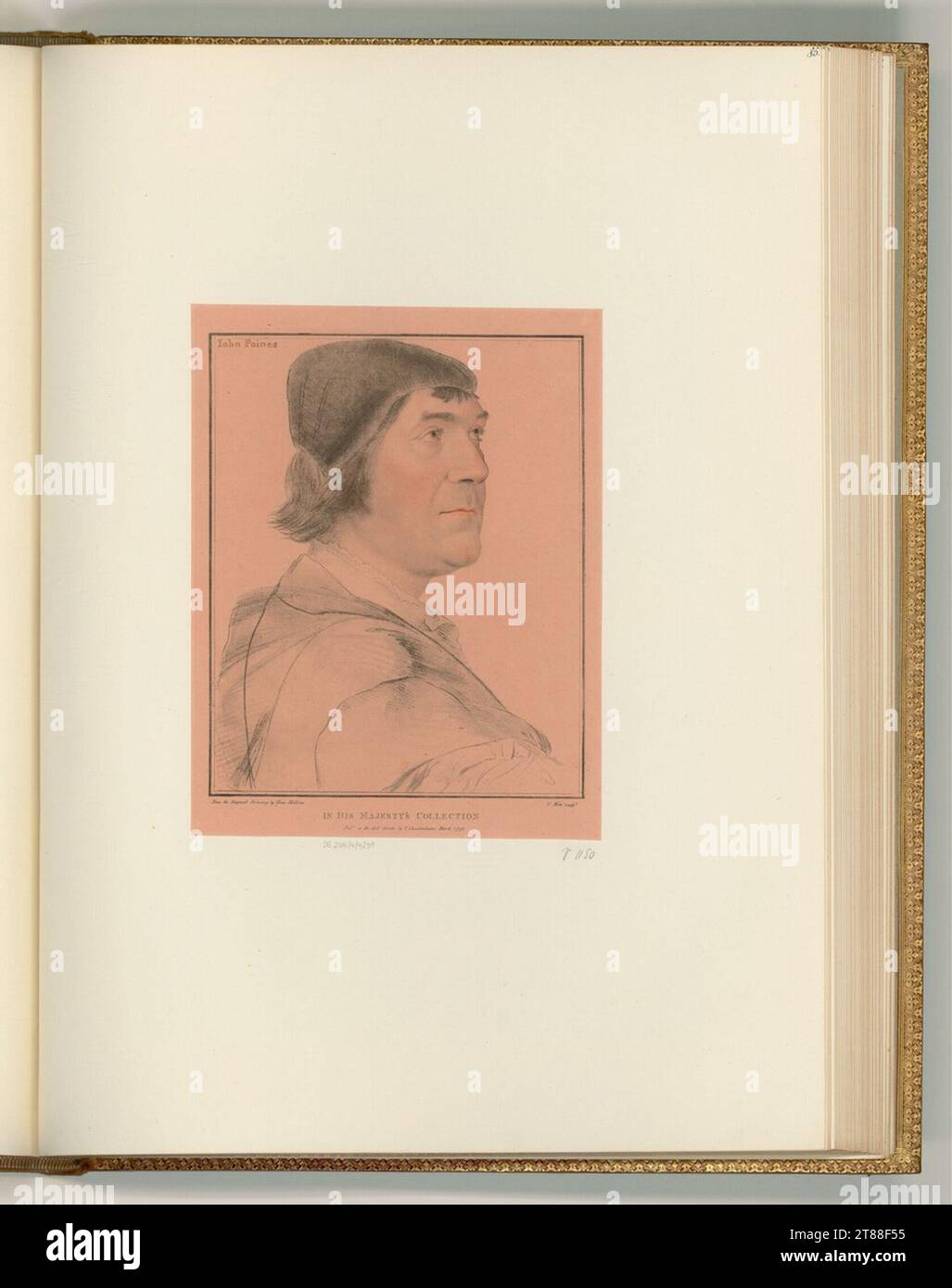 Francesco Bartolozzi (Engraver) Portrait John Poines. Color bike ...