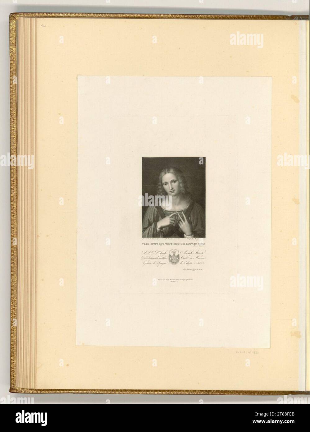 Raffaello Morghen (Engraver) There are three things that bear witness ...