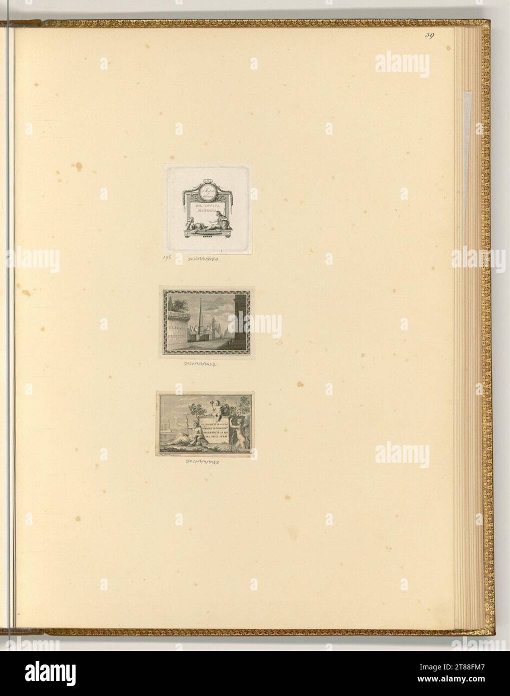 Raffaello Morghen (Engraver) Title vignettes. etching 1778-1833 , 1778/ ...