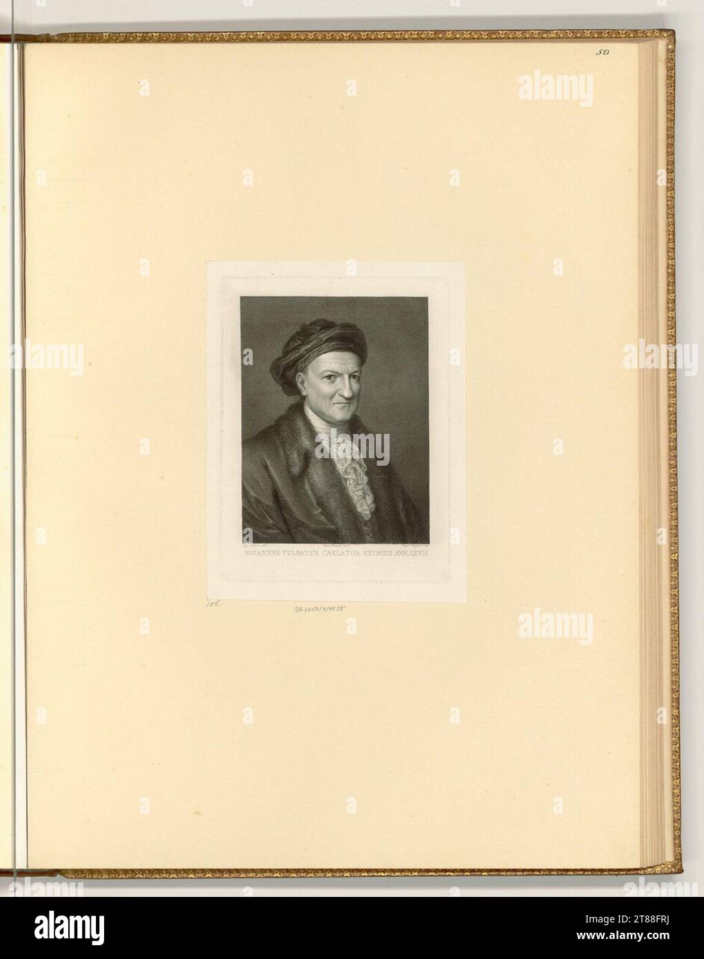 Raffaello Morghen (Engraver) Porträt Johannes a foister of the CAELATOR ...