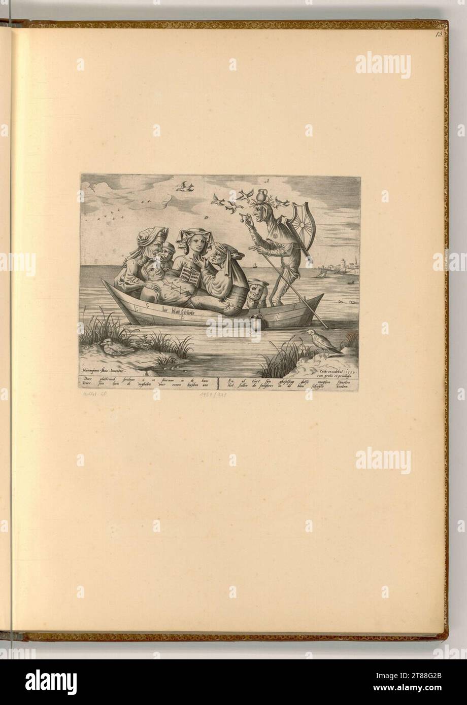 Pieter van der Heyden (Engraver) The blue Schuyte. Copper engraving ...