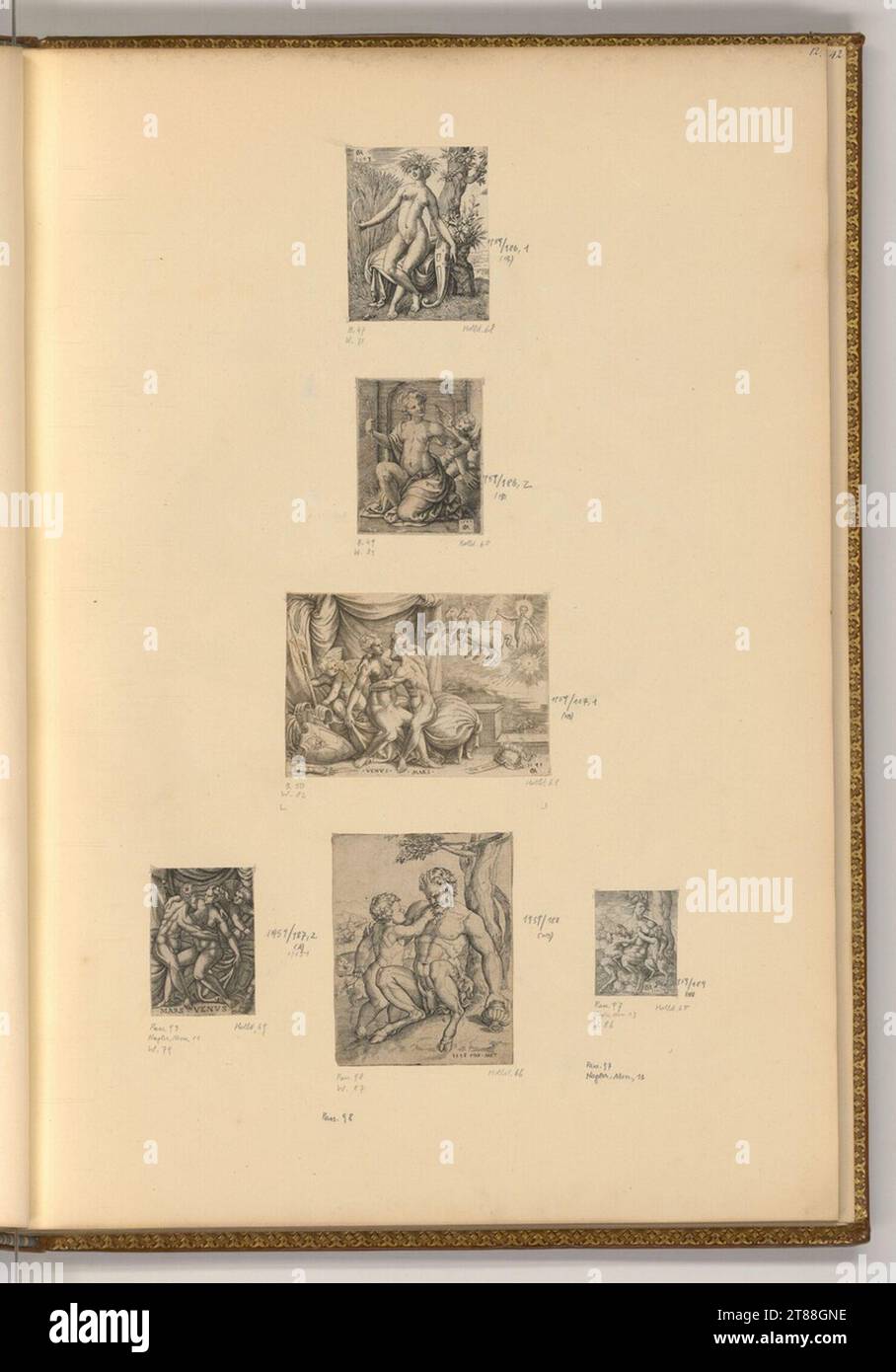 Cornelis Massys (Engraver) Ceres as a personification of summer; Mars ...