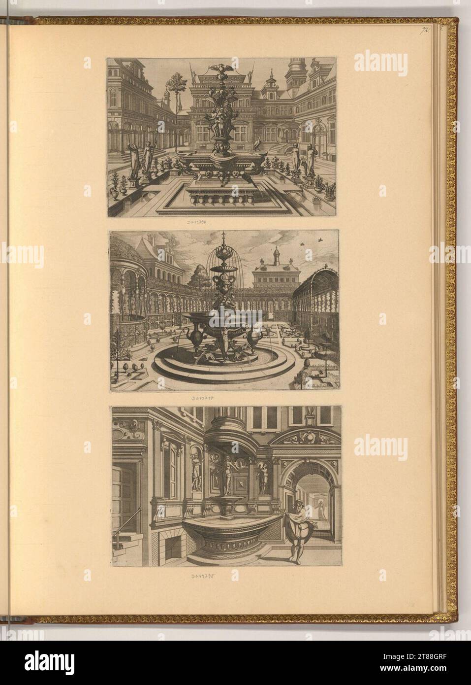 Jan van Doetecum (Engraver) Various fountains and fountains (fountains ...