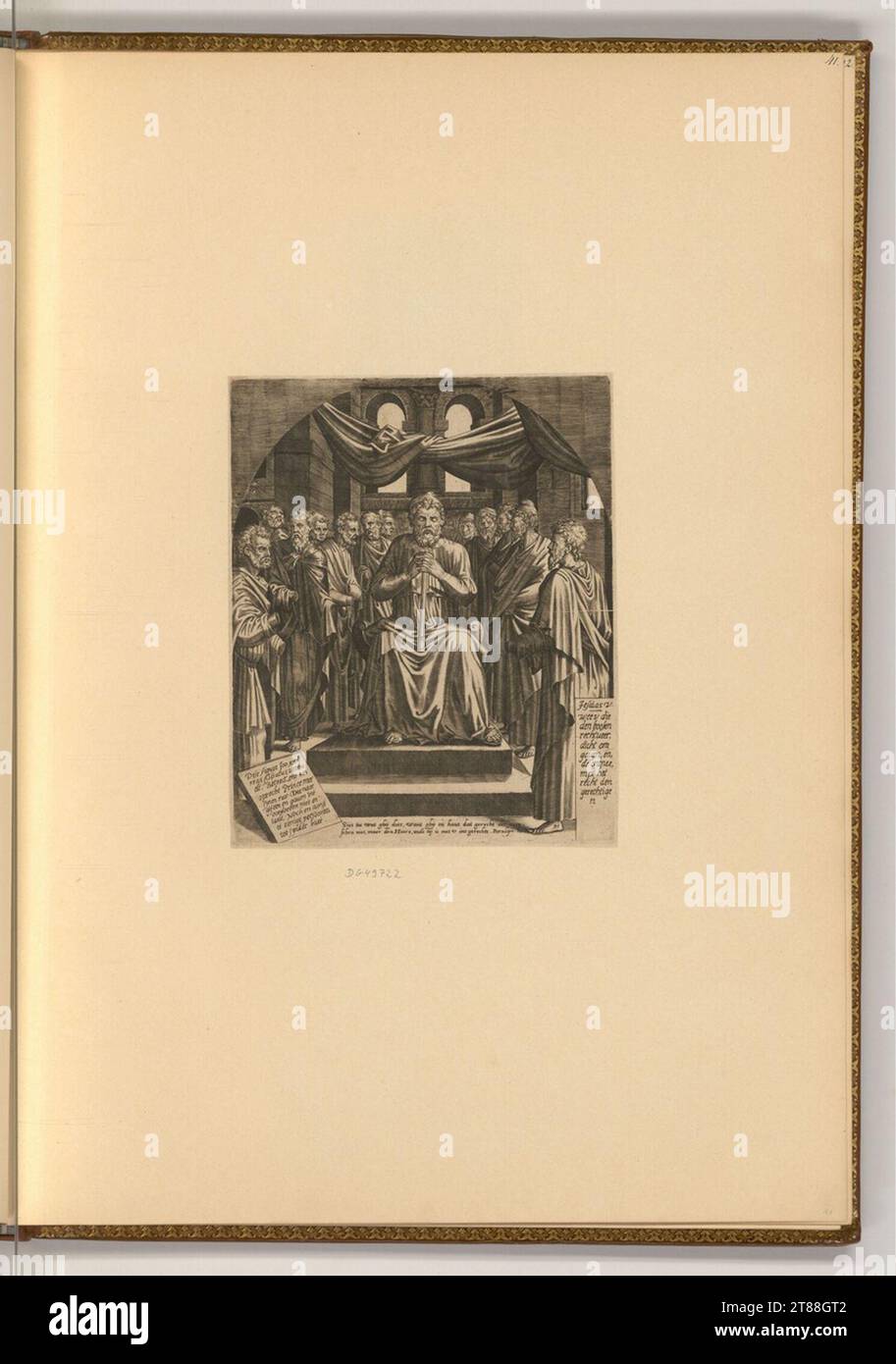 Lambert Suavius (Engraver) The just prince. Copper engraving print ...