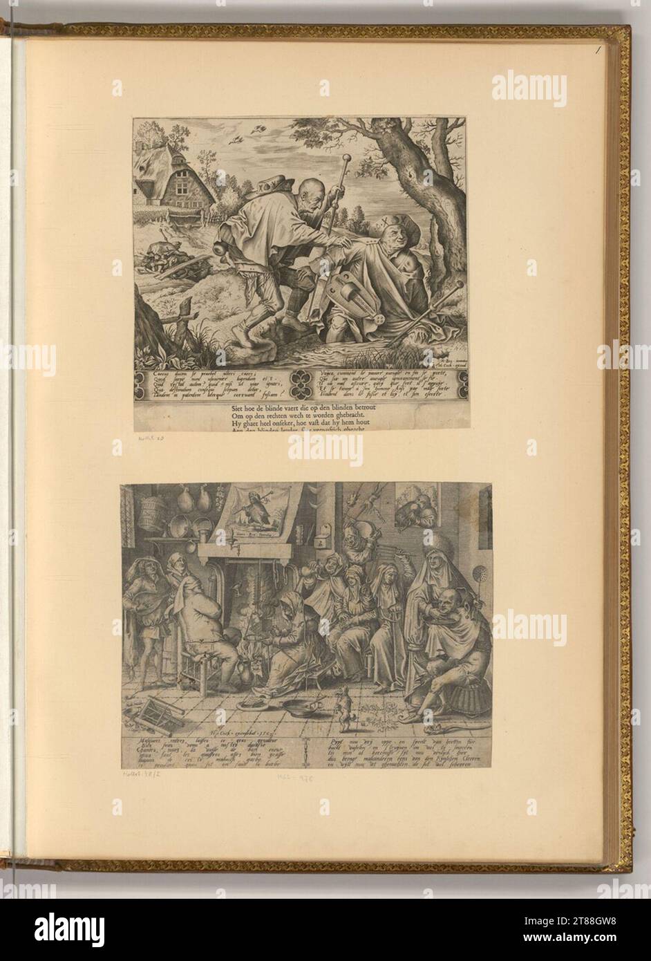 Hieronymus Bosch Two blind ones; The fool's kitchen / genres scenes ...