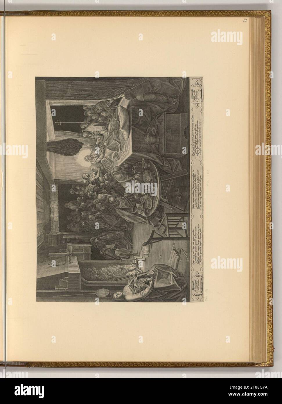 Pieter Bruegel d. Ä. Marientod. Copper engraving print 1574 , 1574 ...