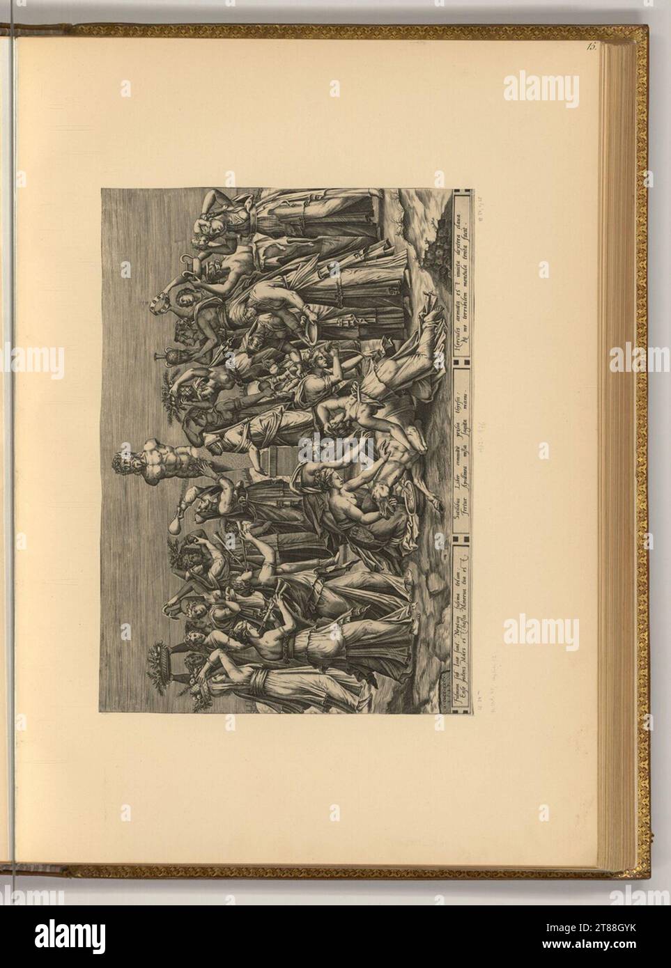 Pieter van der Heyden (Engraver) Priapsopfer. Copper engraving print ...