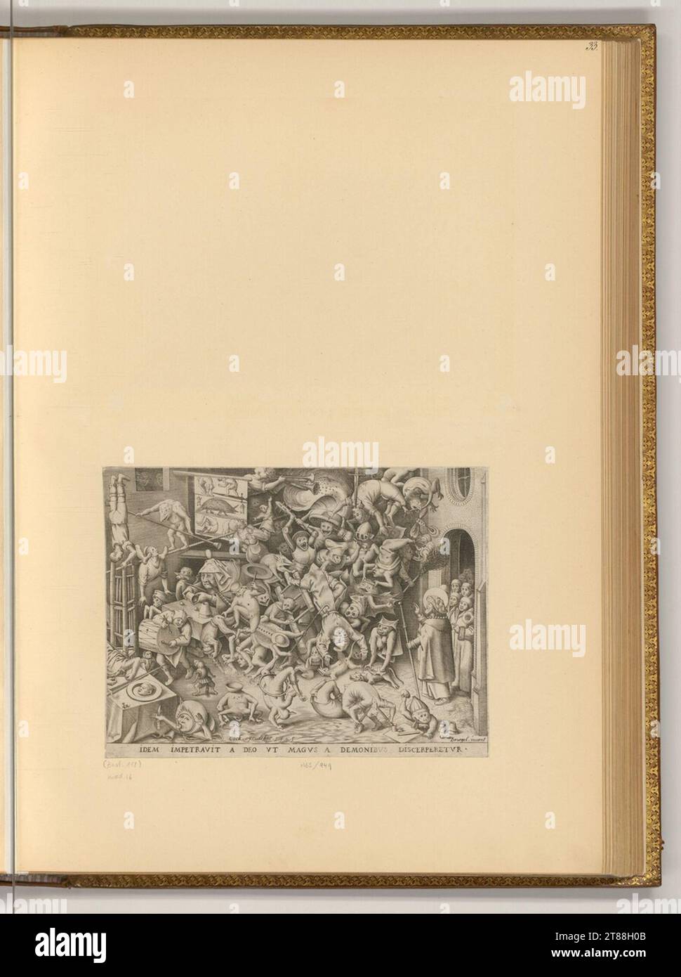 Pieter van der Heyden (Engraver) Saint Jacobus and the fall of the ...