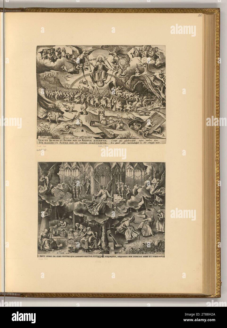 Pieter van der Heyden (Engraver) The Last Judgement; The clever and ...