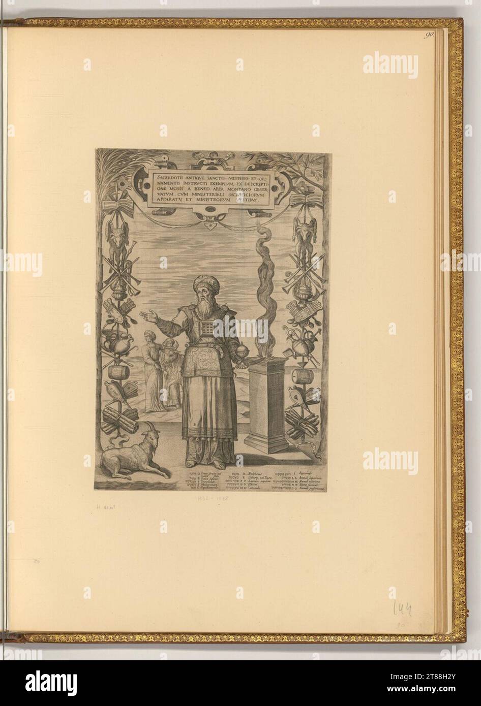 Pieter Huys Jewish high priest ”. Copper engraving print 1520-1584 , 1520/1584 Stock Photo - Alamy