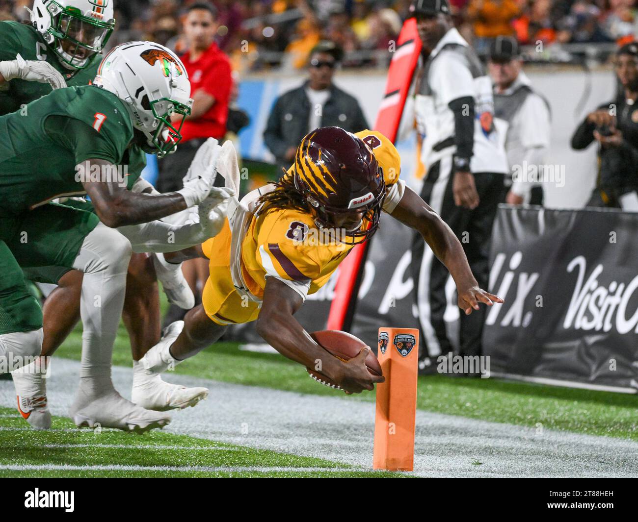 November 18, 2023: Bethune Cookman quarterback Walter Simmons III (8 ...