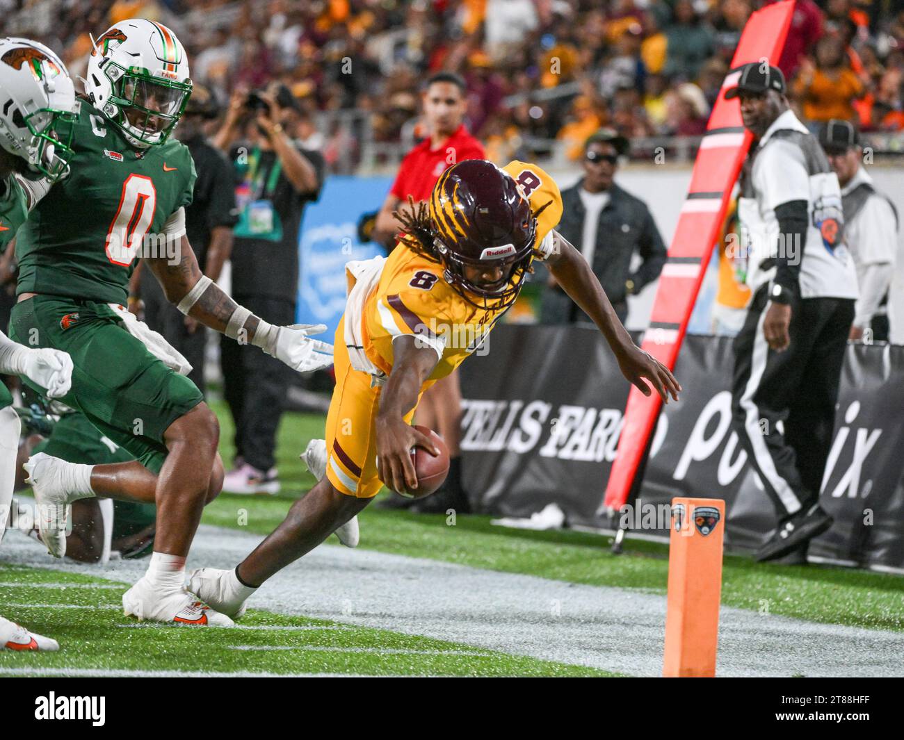 November 18, 2023: Bethune Cookman quarterback Walter Simmons III (8 ...