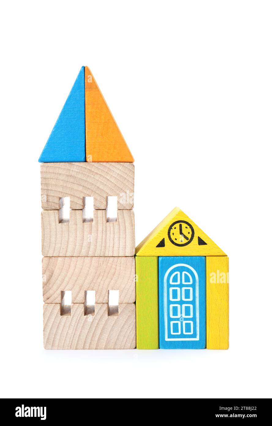 Kindergarten building tower Cut Out Stock Images & Pictures - Alamy