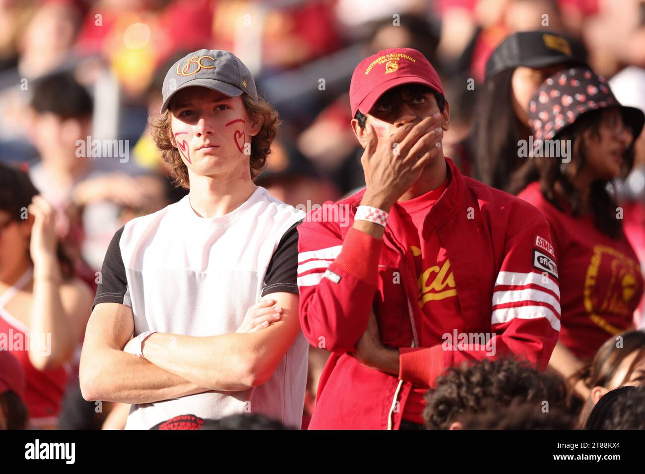 Los Angeles, California, USA. 18th Nov, 2023. Southern California fans ...