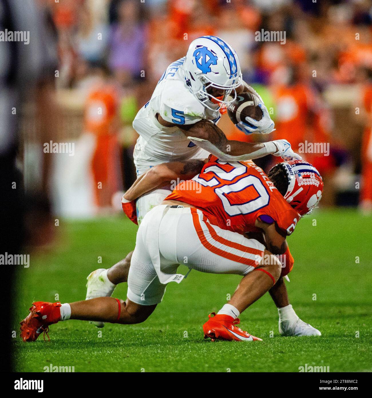 November 18, 2023: North Carolina Tar Heels wide receiver J.J. Jones (5 ...