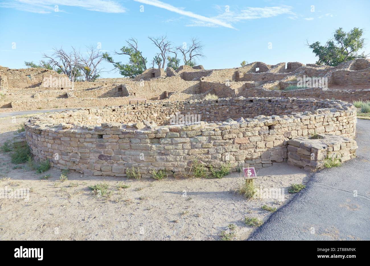 The Aztec Ruins National Monument, an Ancestral Puebloan Site in Aztec ...