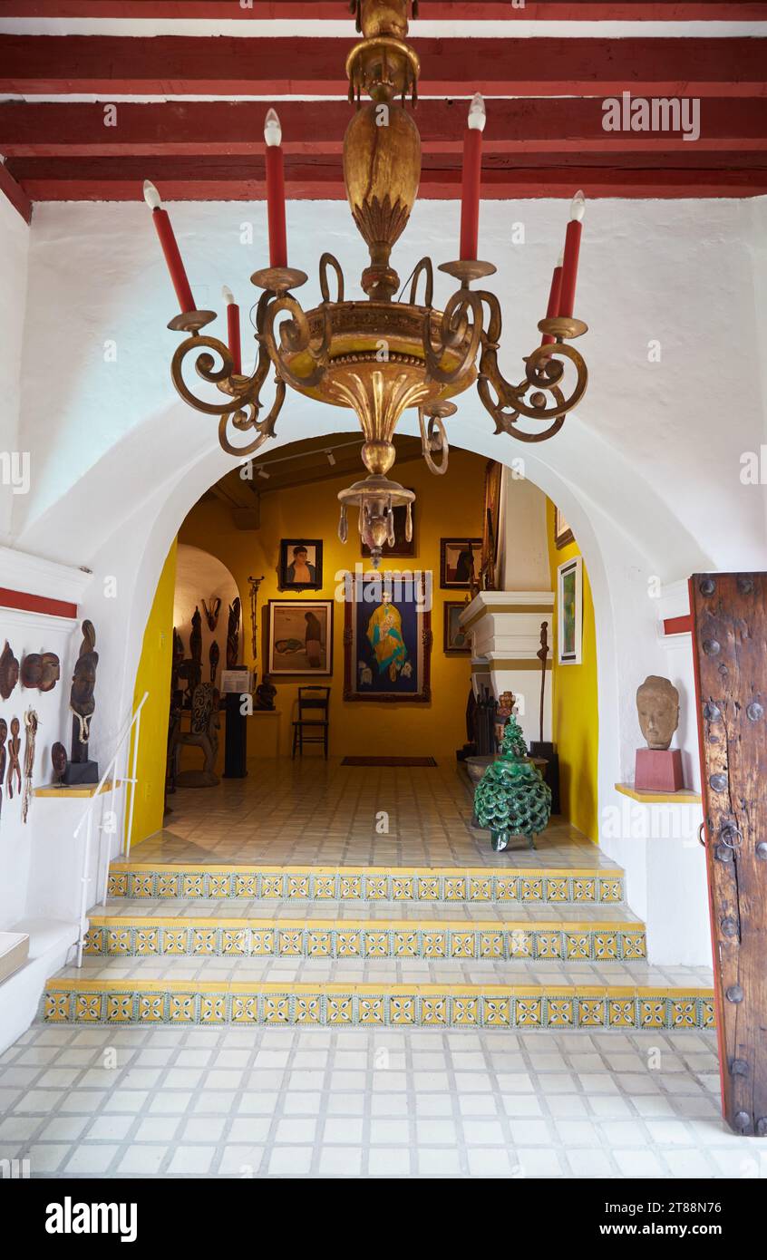 The Robert Brady Museum in Cuernavaca, the former home of the artist ...