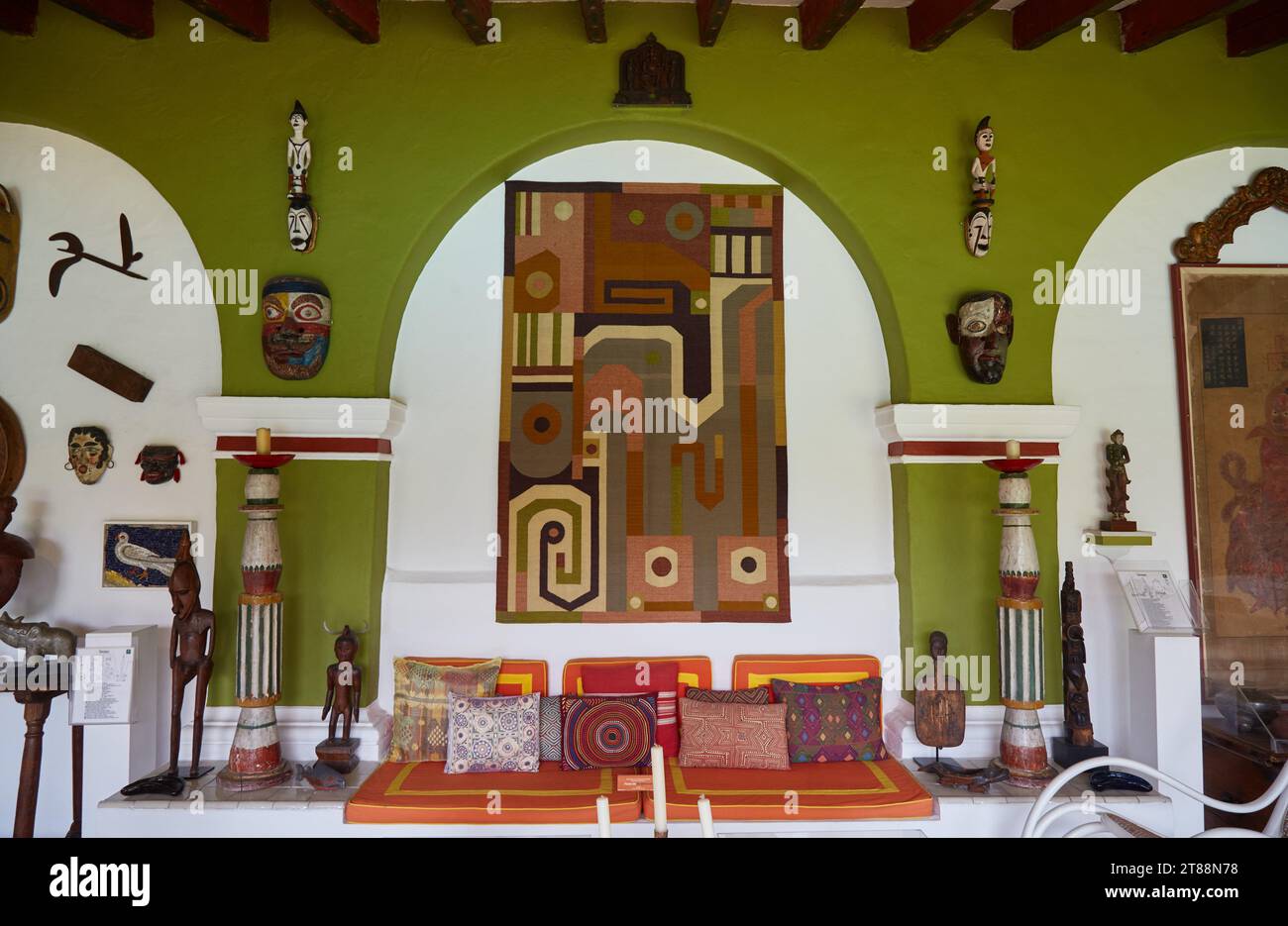 The Robert Brady Museum in Cuernavaca, the former home of the artist ...