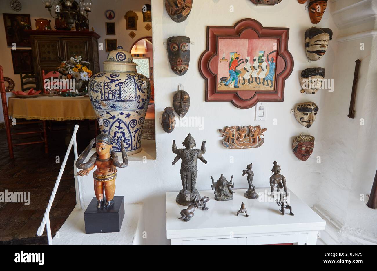 The Robert Brady Museum in Cuernavaca, the former home of the artist ...