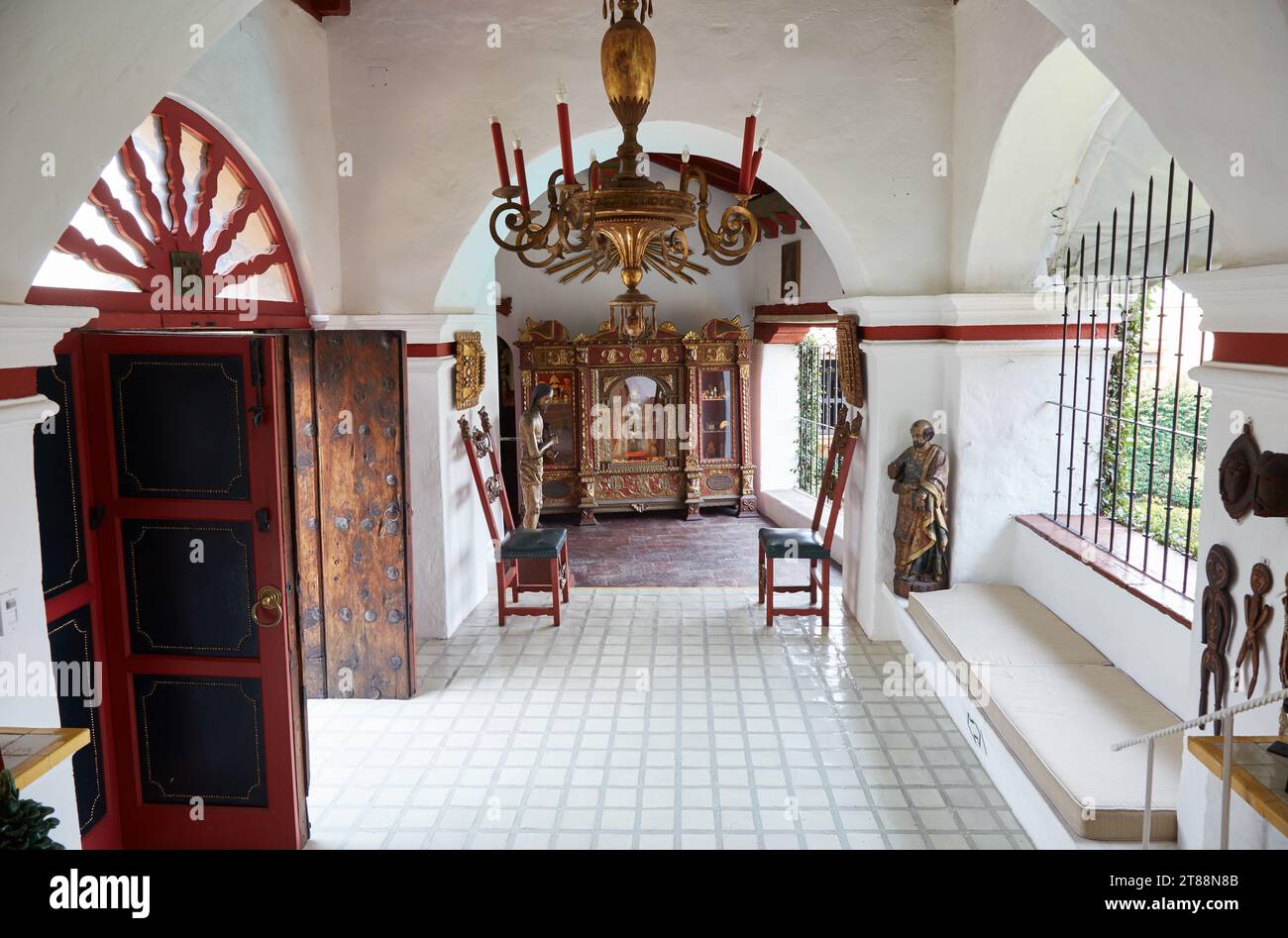 The Robert Brady Museum in Cuernavaca, the former home of the artist ...