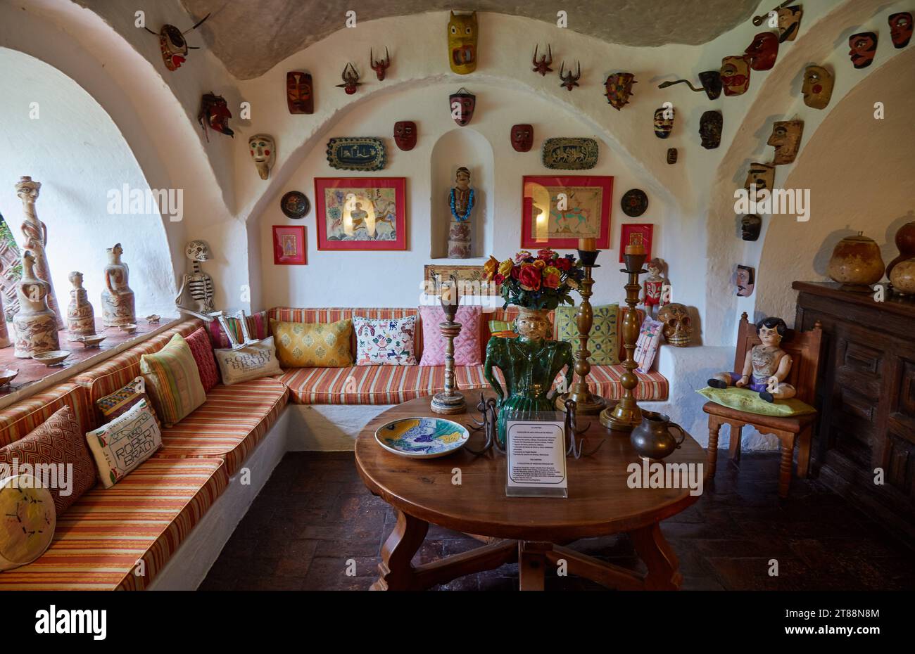 The Robert Brady Museum in Cuernavaca, the former home of the artist ...