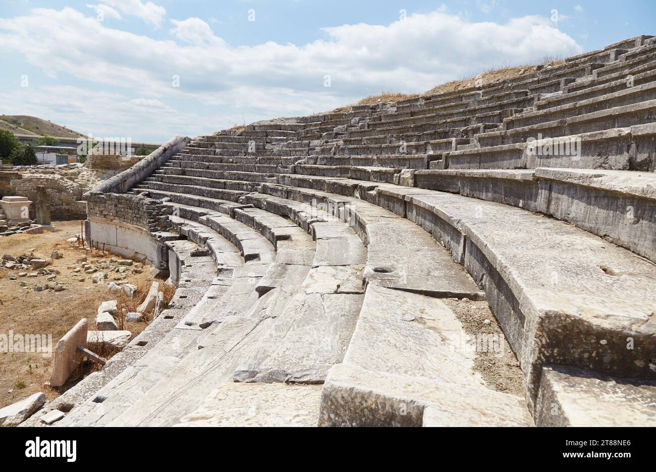 The ancient ruins of Stobi in North Macedonia is known for its well ...