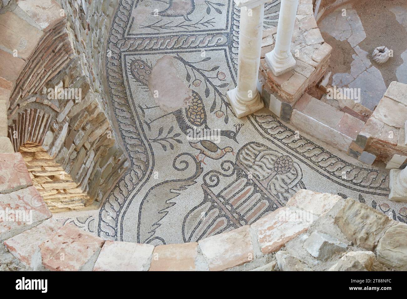 The ancient ruins of Stobi in North Macedonia is known for its well ...