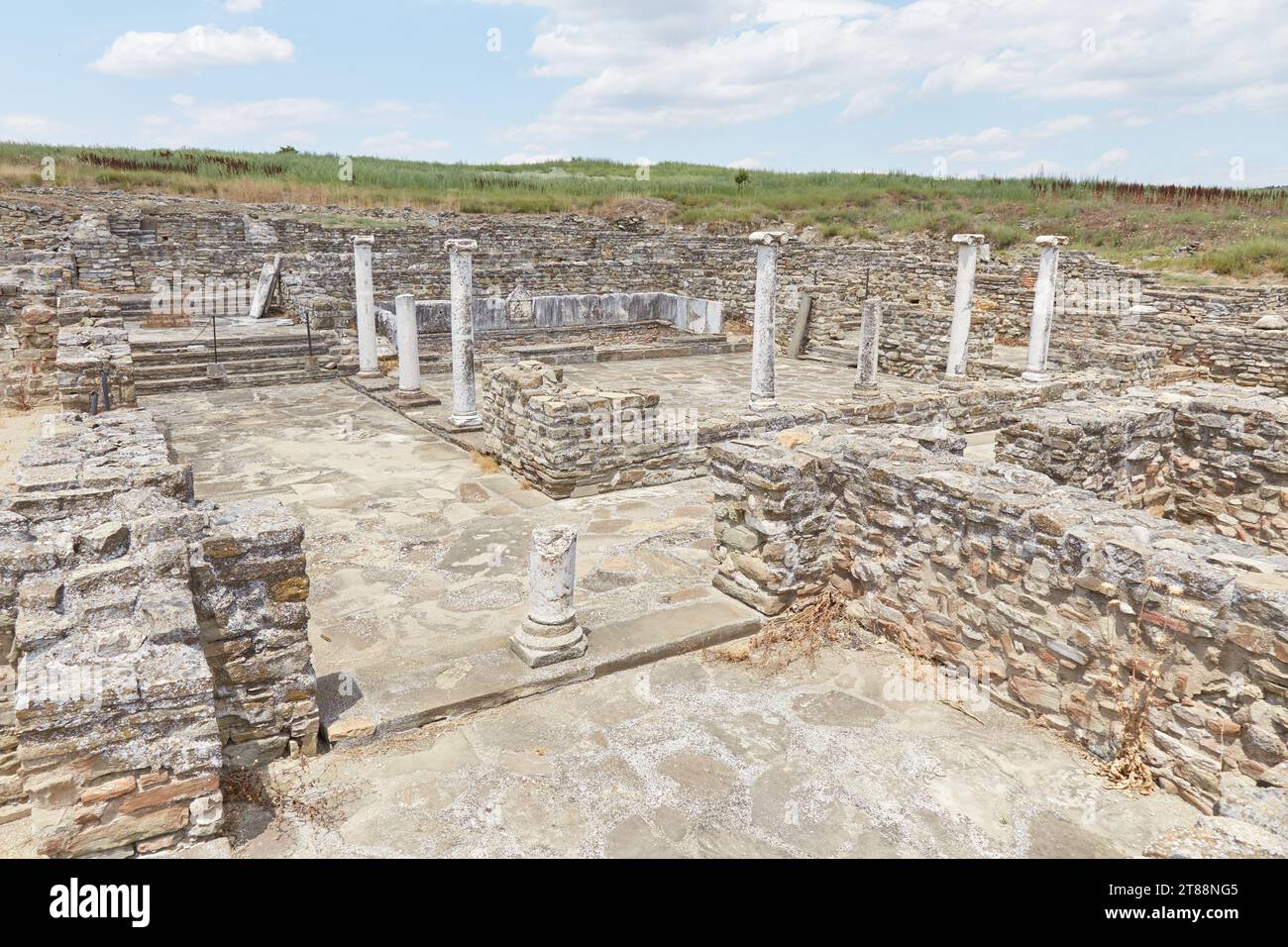 The ancient ruins of Stobi in North Macedonia is known for its well ...