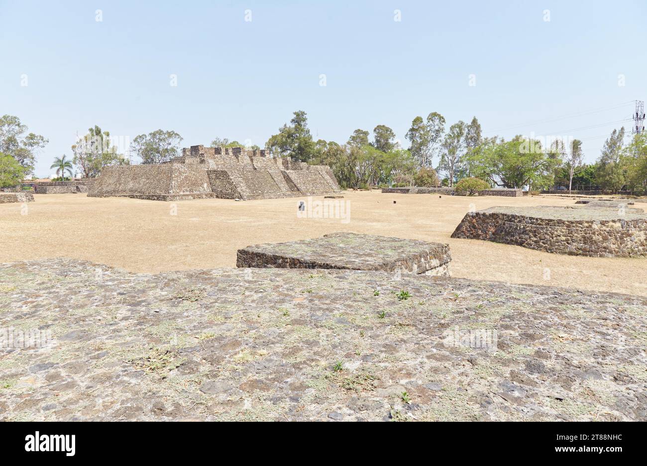 The ruins of Teopanzolco in Cuernavaca, Mexico Stock Photo - Alamy