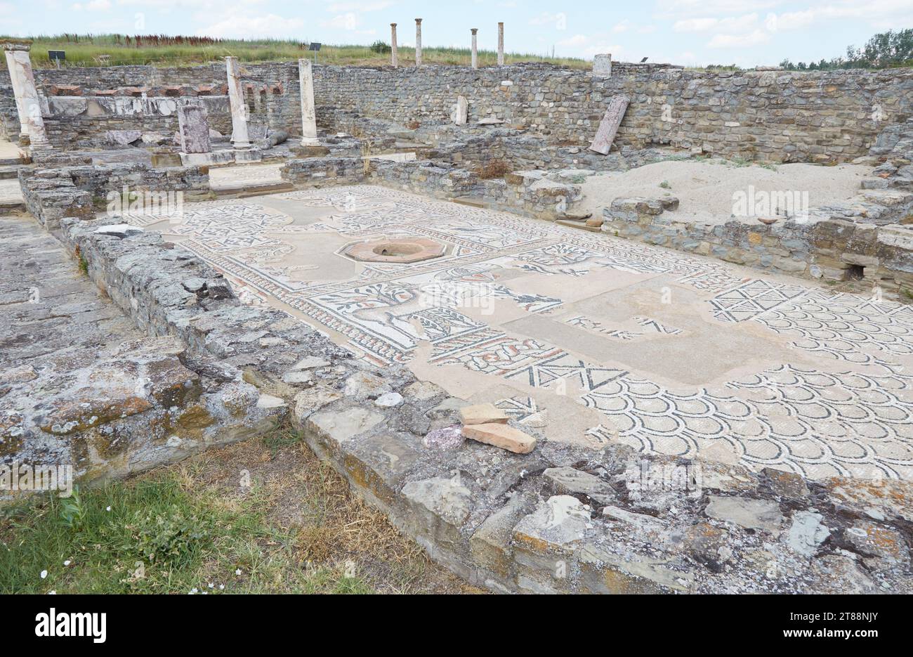 The ancient ruins of Stobi in North Macedonia is known for its well ...