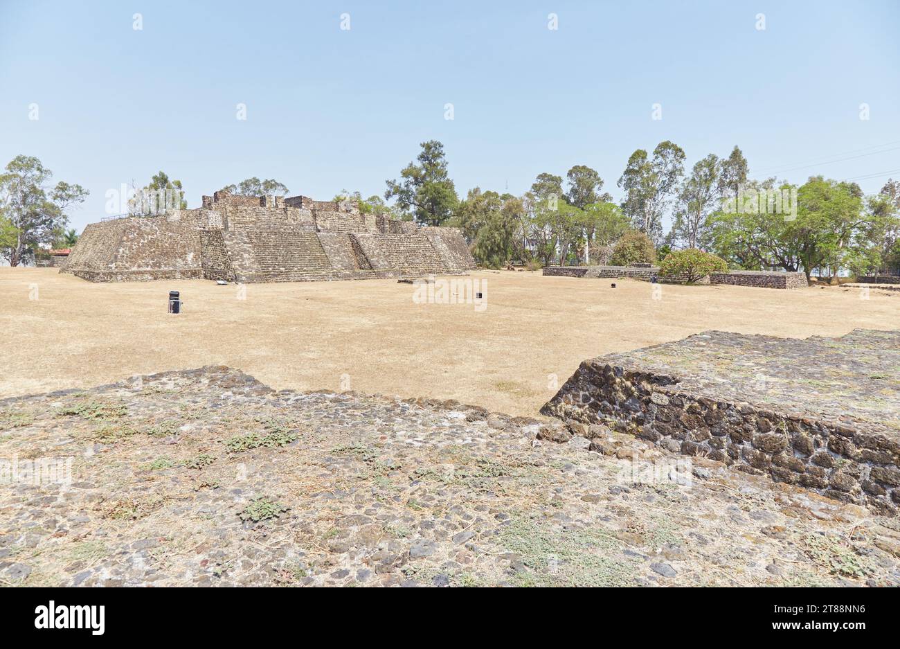 The ruins of Teopanzolco in Cuernavaca, Mexico Stock Photo - Alamy