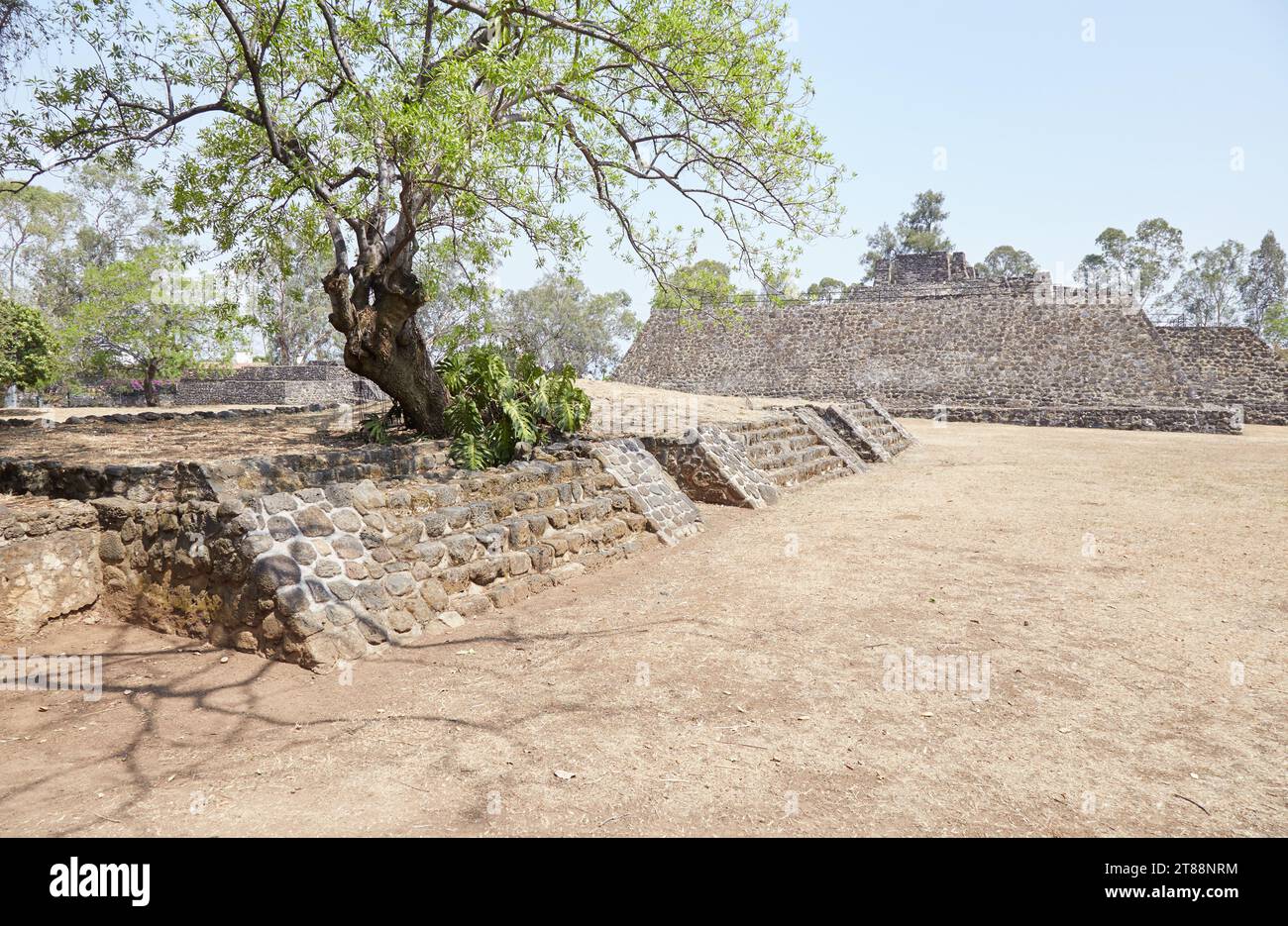 The ruins of Teopanzolco in Cuernavaca, Mexico Stock Photo - Alamy