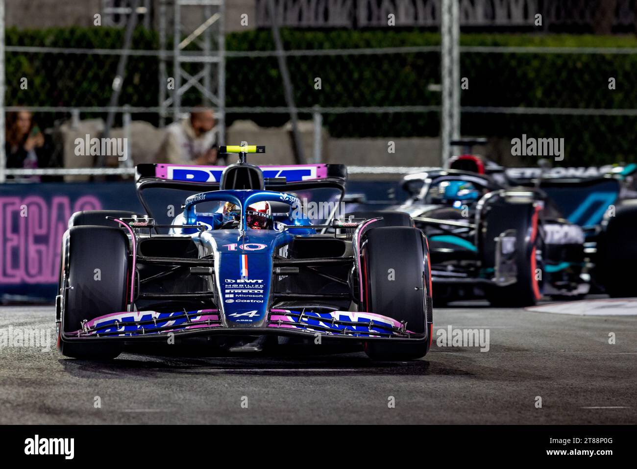 Las Vegas, Nevada - November 17th, 2023: Pierre Gasly, driver of the ...