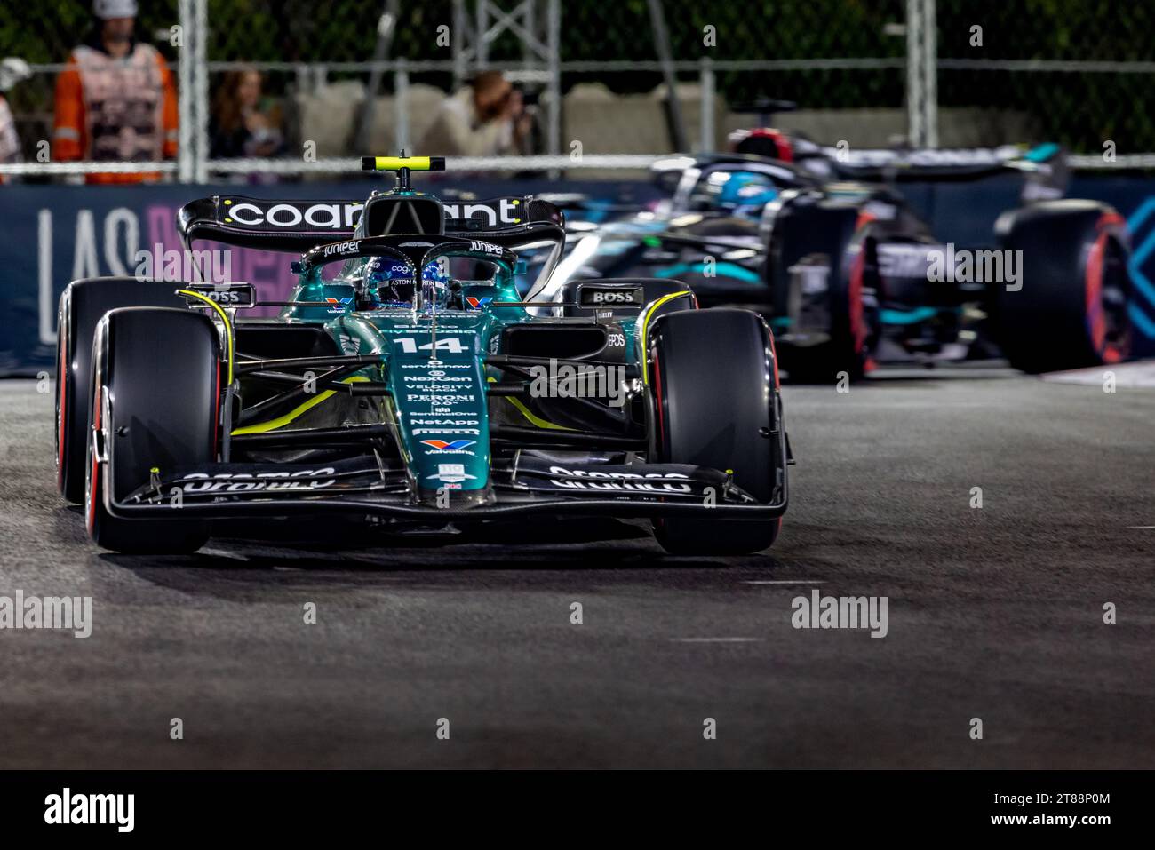 Las Vegas, Nevada - November 17th, 2023: Fernando Alonso, driver of the ...