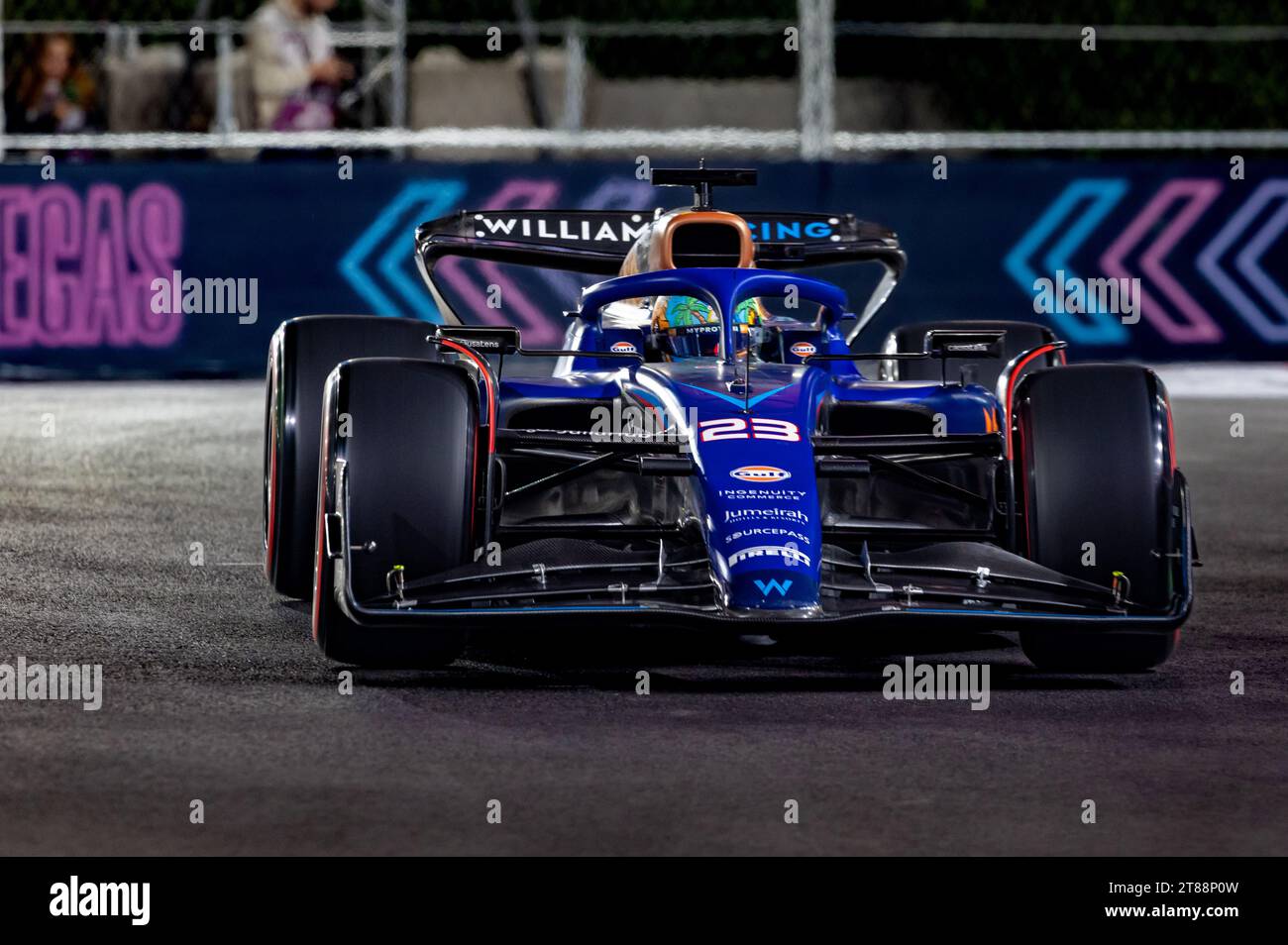 Las Vegas, Nevada - November 17th, 2023: Alexander Albon, driver of the ...