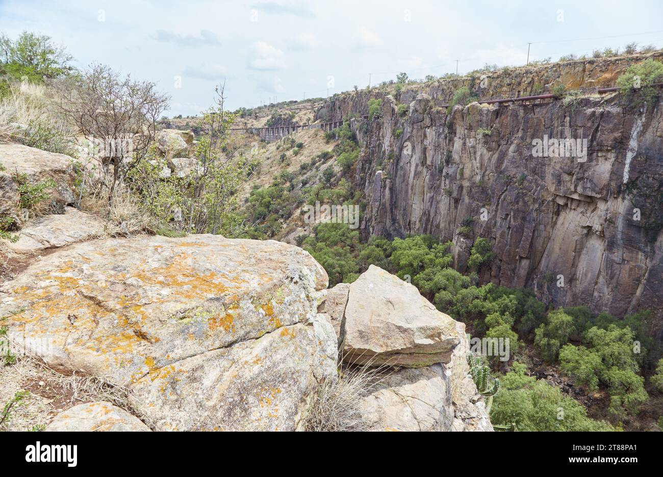 The scenic El Charco del Ingenio Botanical Garden in San Miguel de ...